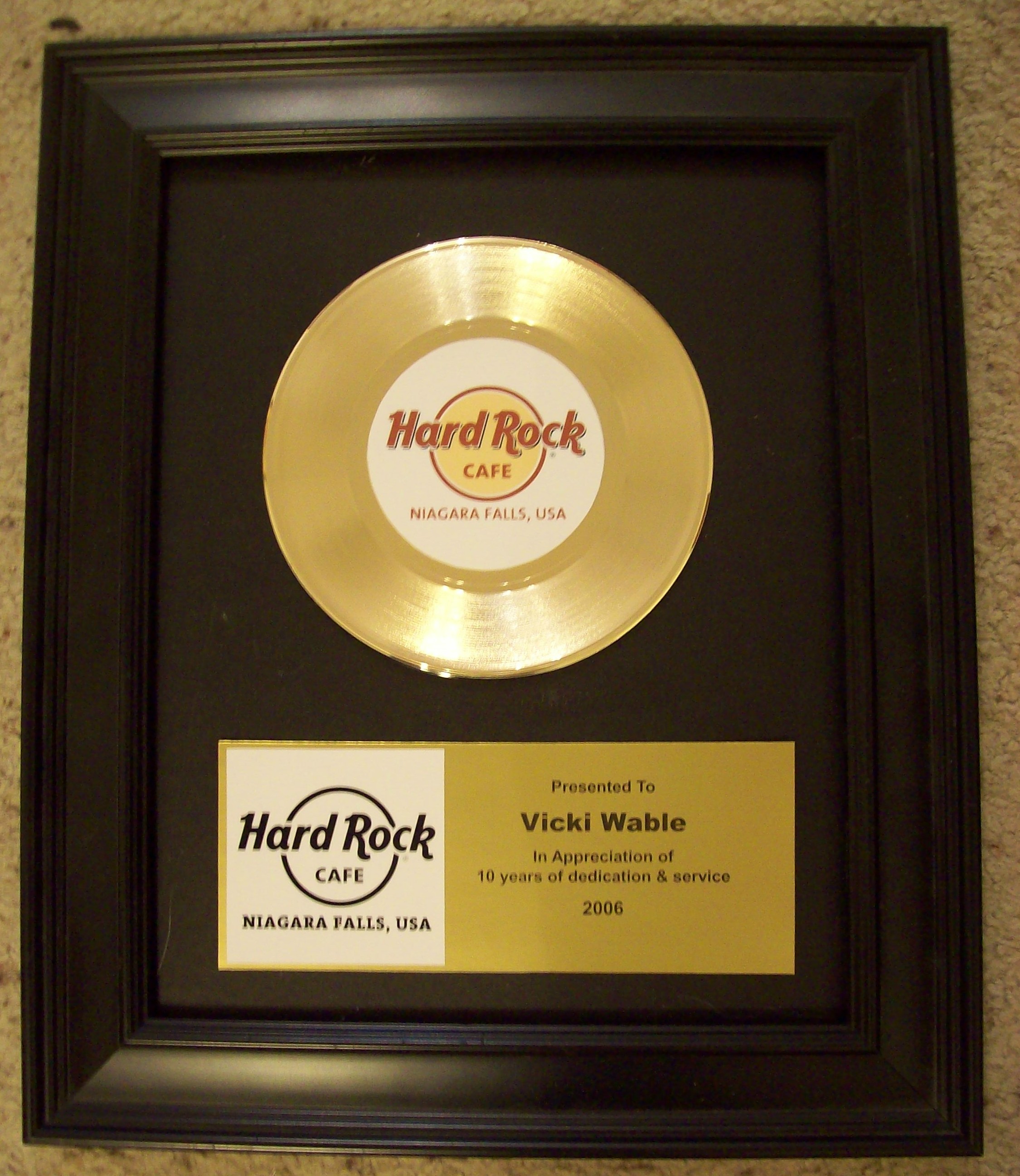 Gold Record Art